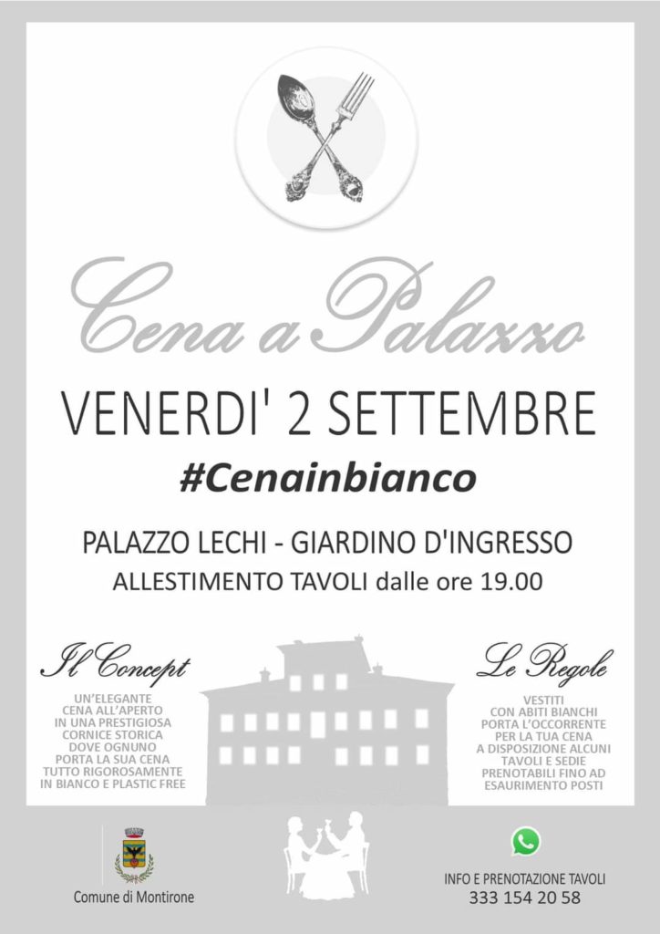 ‘Round Nina @Cena in Bianco, Palazzo Lechi, Montirone – Musical-Mente